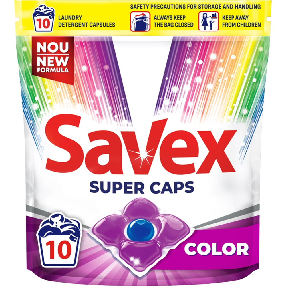Капсулы для стирки «Savex» Color, 10 шт купить в Минске: недорого, в ...
