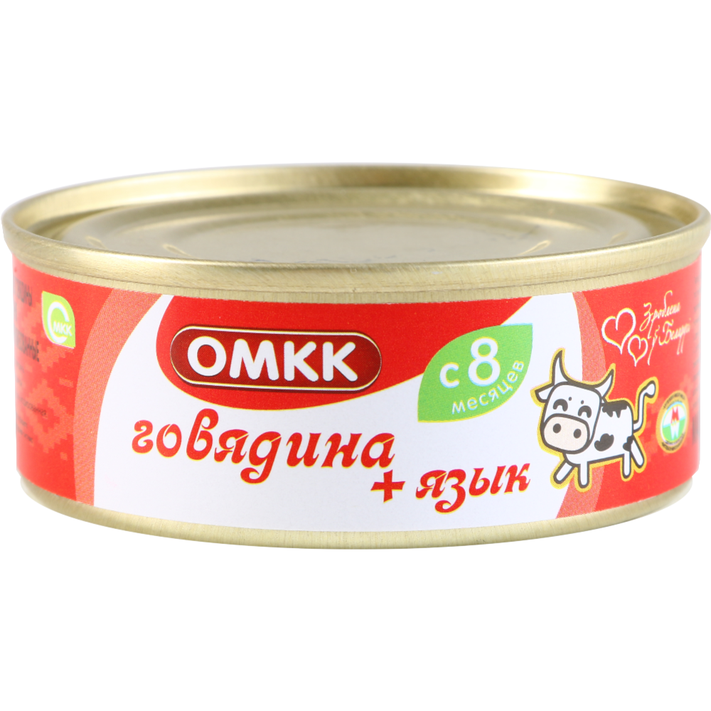 Консервы мясные «ОМКК» говядина и язык, 100 г купить с доставкой, цены ...