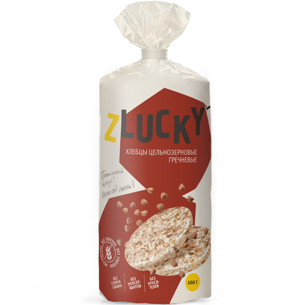 Хлебцы «Z Lucky» гречневые из цельного зерна, 100 г купить в Минске ...