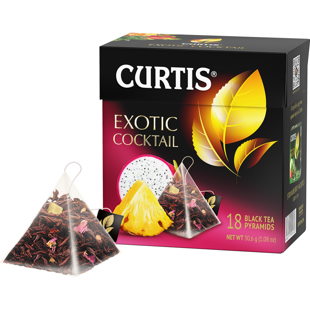 Чай черный «Curtis» Exotic Cocktail, 18х1.7 г купить с доставкой, цены ...
