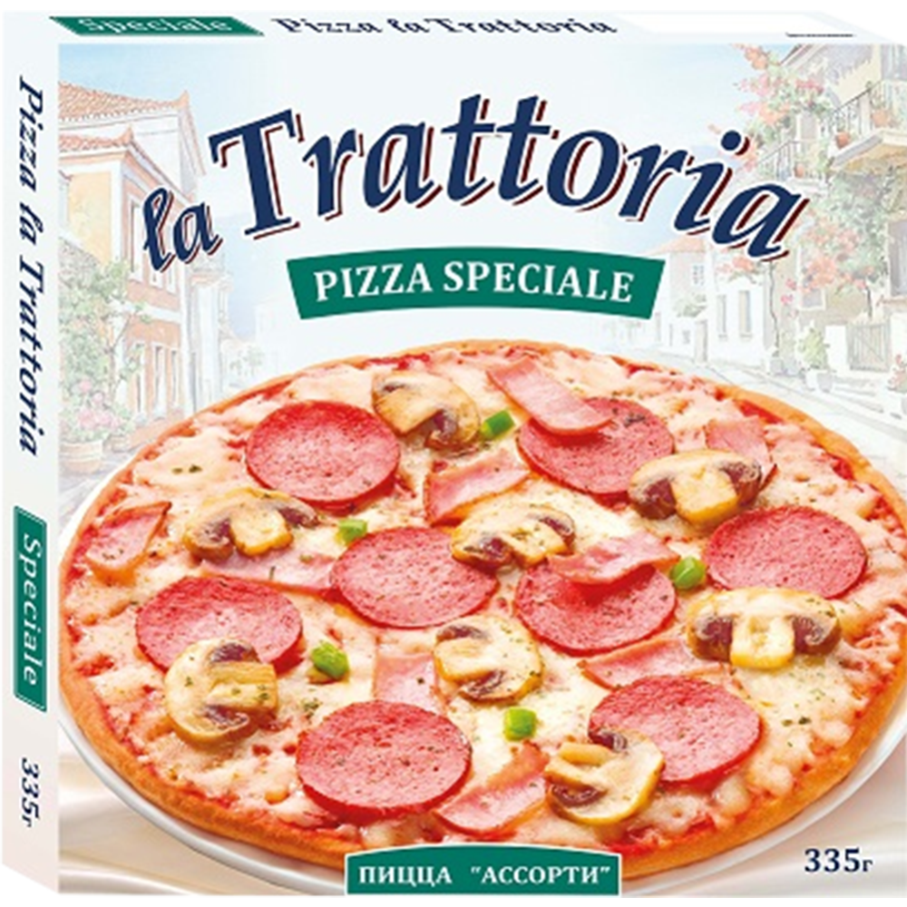 Пицца «La Trattoria» ассорти, 335 г купить с доставкой, цены в интернет ...