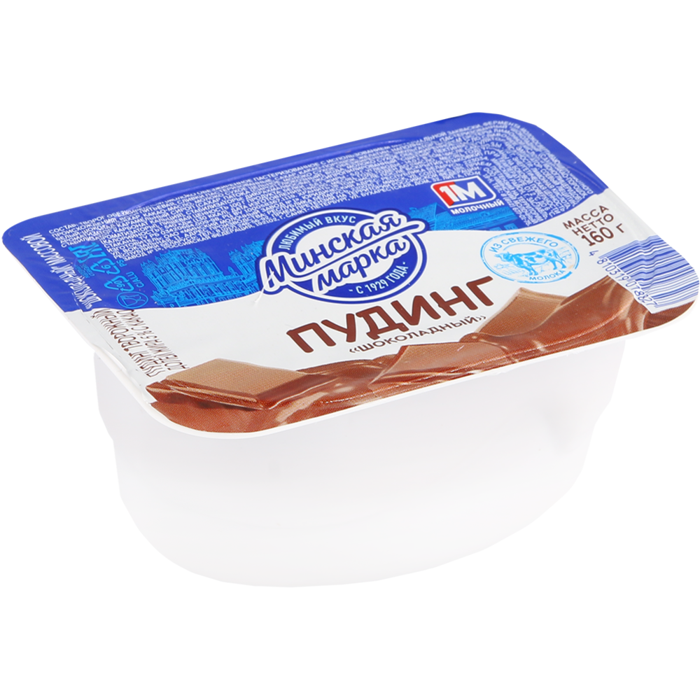 Творожный десерт «Минская марка» пудинг шоколадный, 5%, 160 г купить с ...