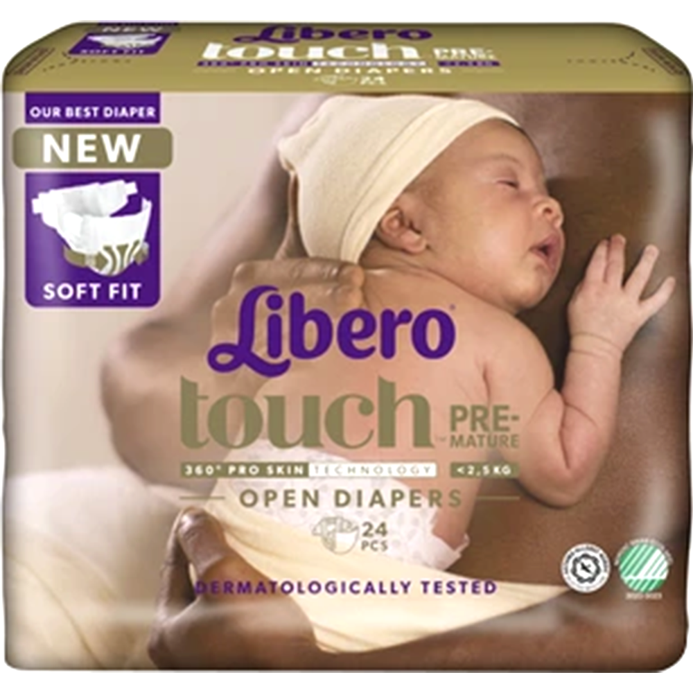 Подгузники «Libero» Touch 0 Premature, 2.5 кг, 24 шт купить в Минске ...