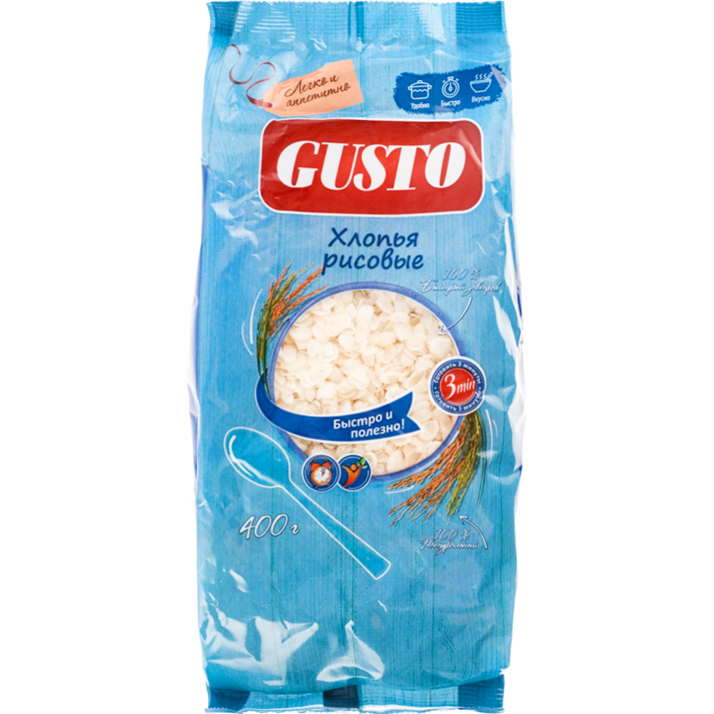 Рисовые хлопья «gusto 400 г купить в Минске недорого в рассрочку в