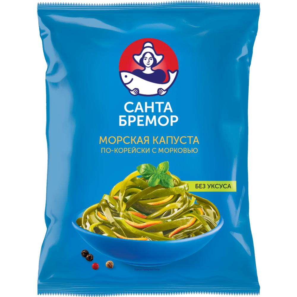 Капуста морская «Санта Бремор» по-корейски с морковью, 350 г купить с ...
