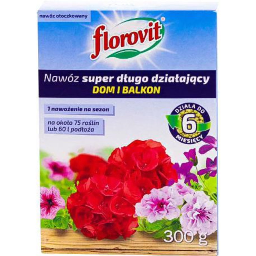 Удобрение «Florovit» Супер длительного действия для комнатнатных и ...