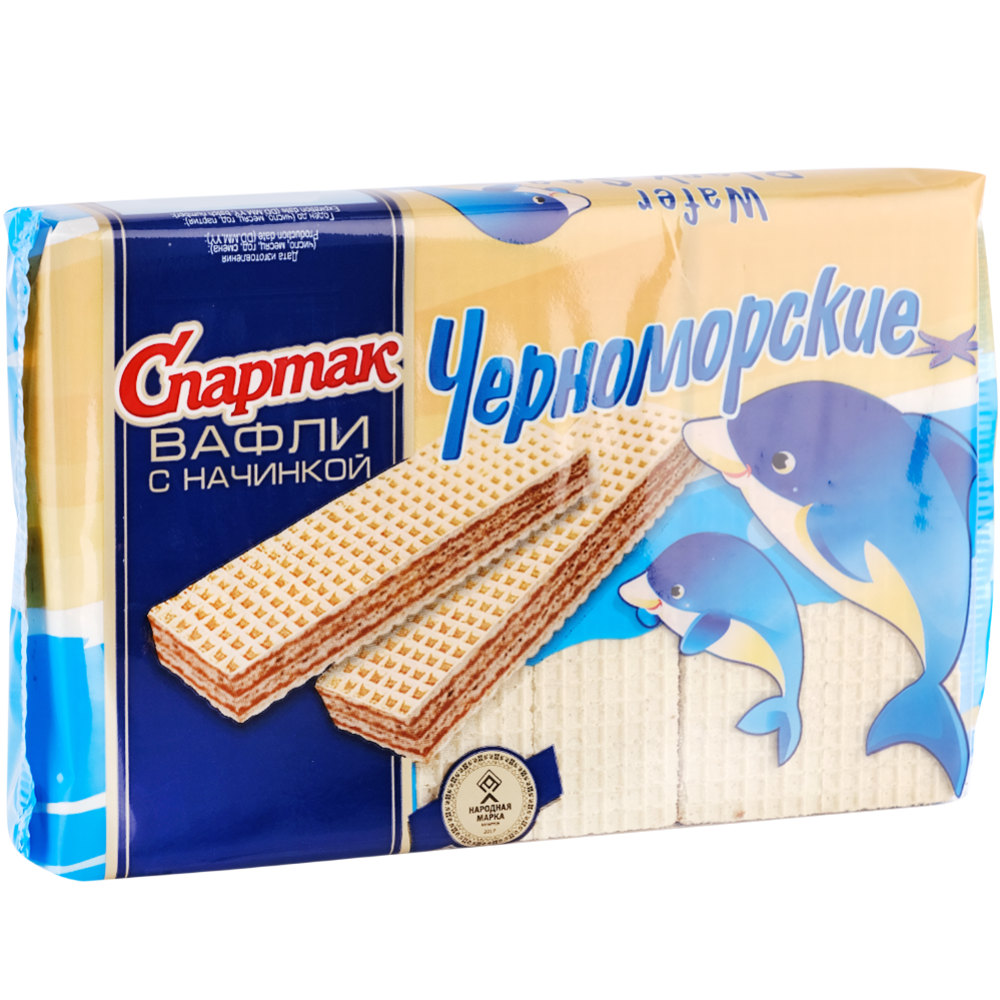 Вафли «Спартак» Черноморские, 216 г купить с доставкой, цены в интернет ...