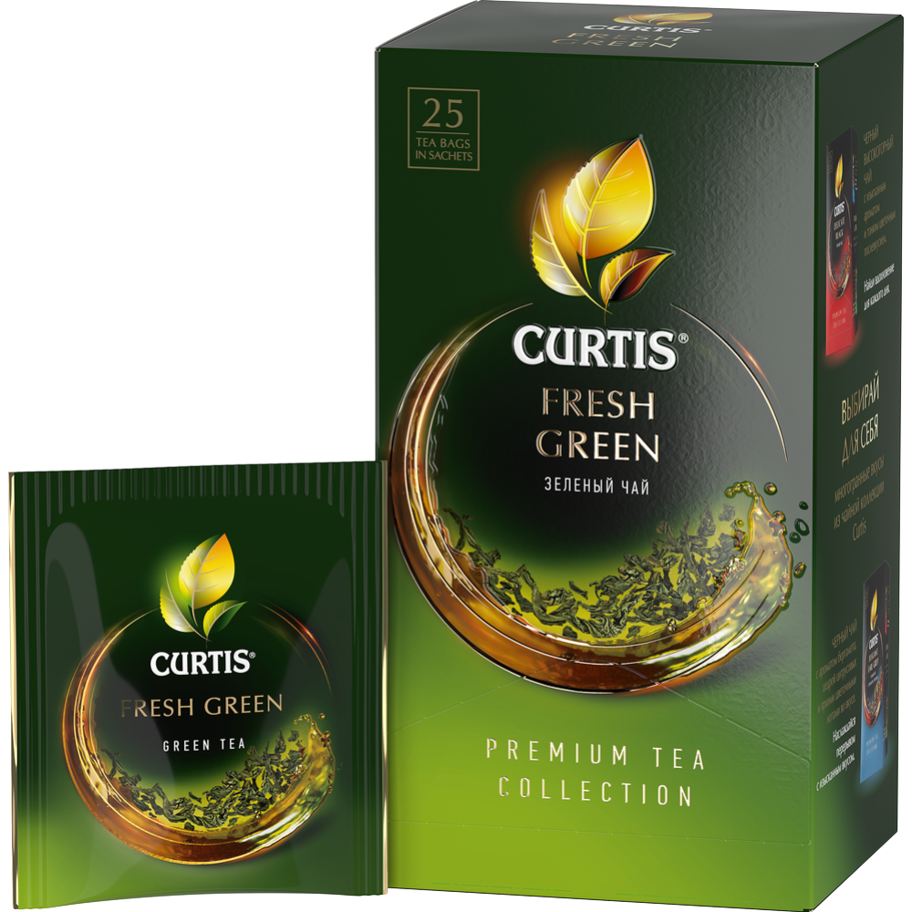 Чай зеленый «Curtis» Fresh Green, 42.5 г купить в Минске: недорого, в ...