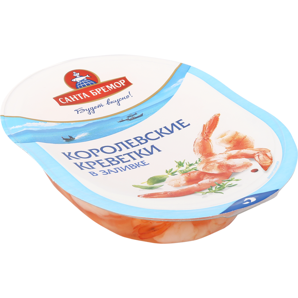 Мясо креветки «Санта Бремор» Королевские, в заливке, 180 г купить с ...